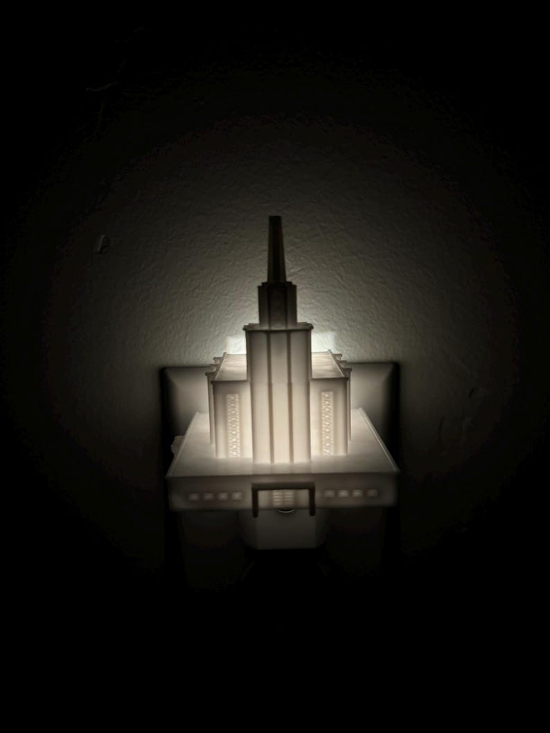 LDS Temple Night Light - Etsy