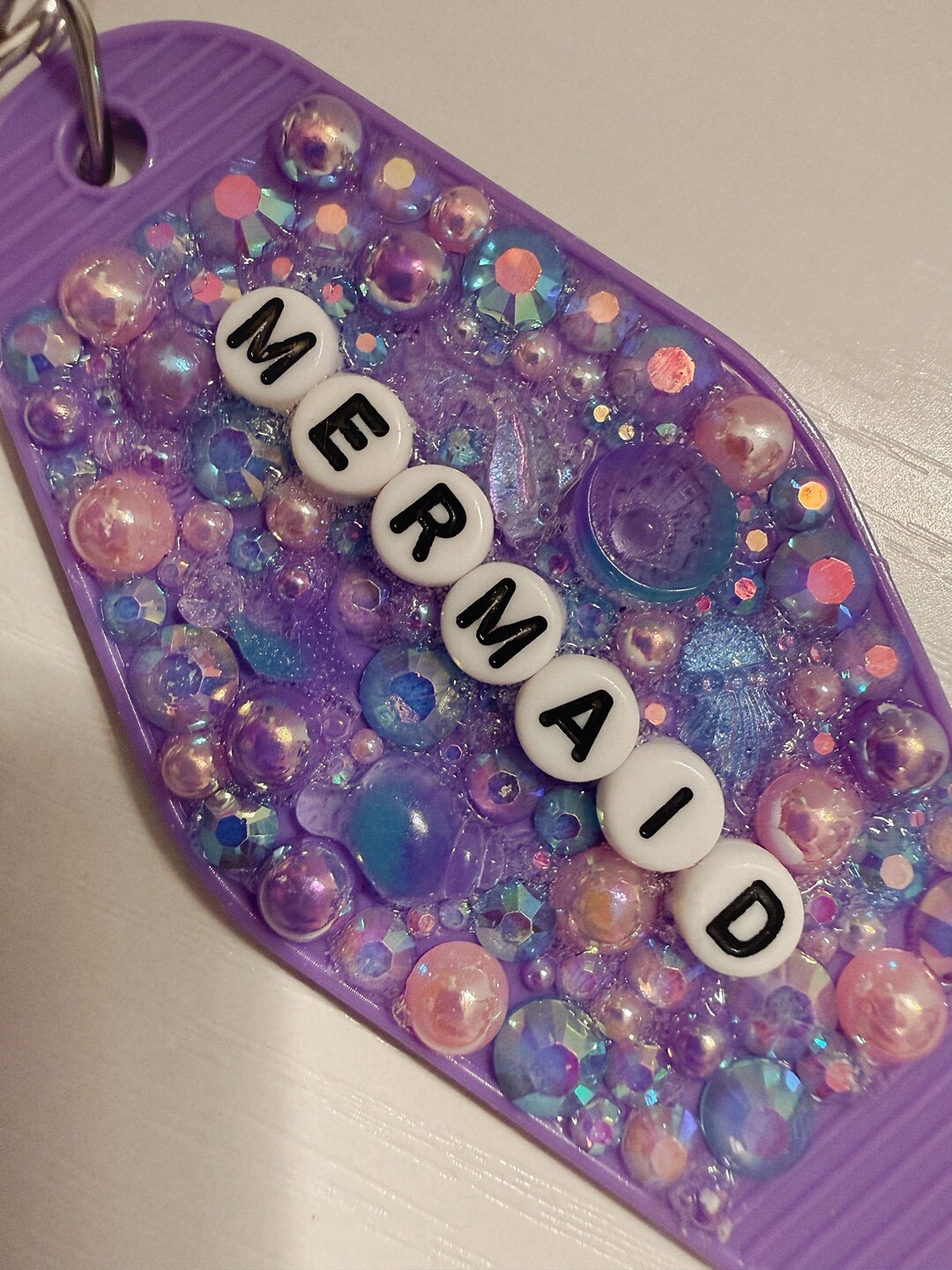 Mermaid Bling Hotel Keychain - Etsy