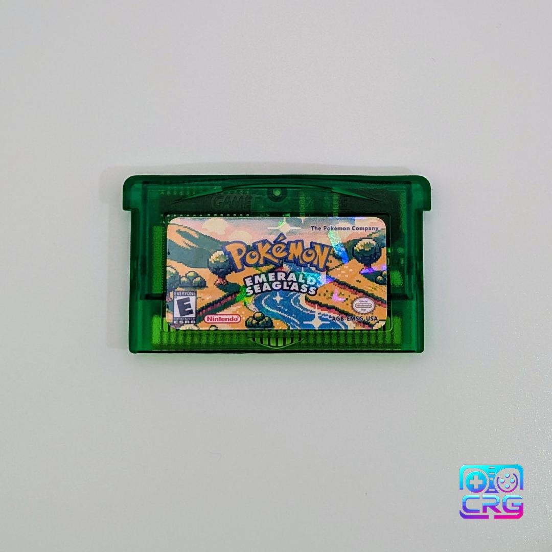 Pokemon Emerald Seaglass RTC V3 - GBA ROM Hack - Retro Game for Gameboy ...