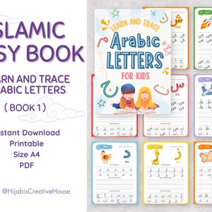 MUSLIM BUSY BOOK, Islamic Busy Book, Learn and Write Arabic Letters ...