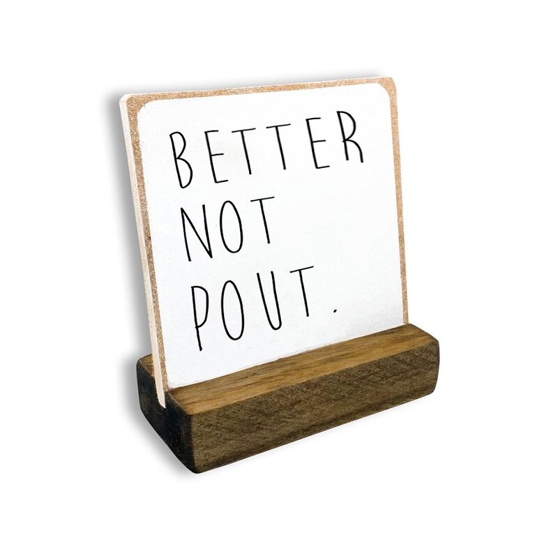 Better Not Pout Sign - Etsy