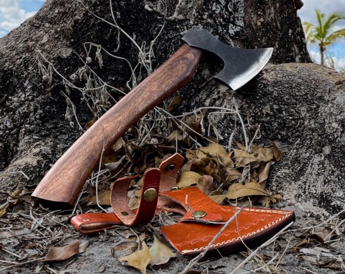 Hungry Hatchets Camping Axes, Throwing Hatchet With Sheath and Rose ...
