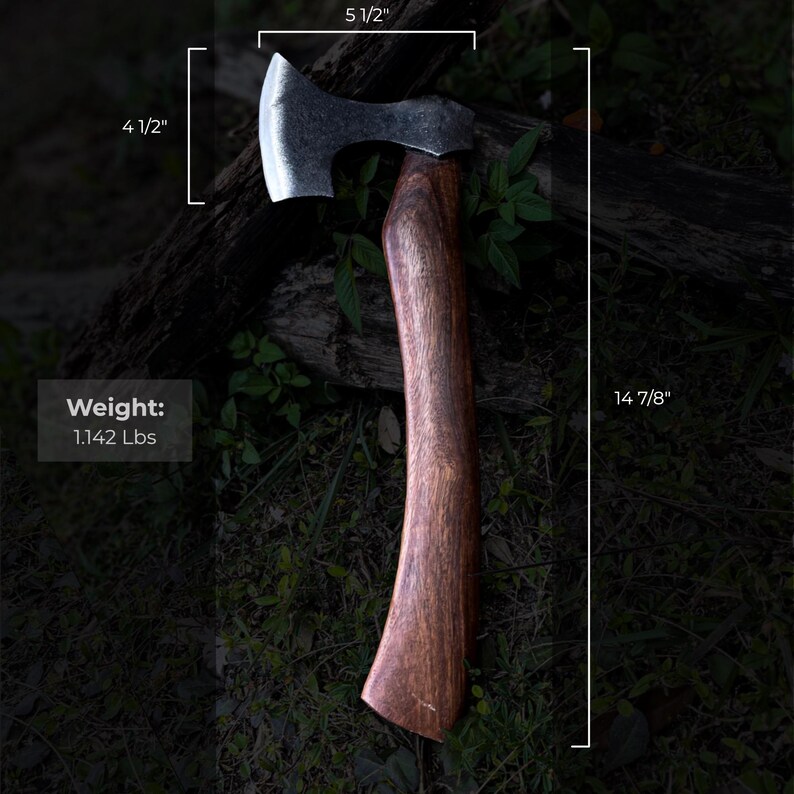 Hungry Hatchets Camping Axes, Throwing Hatchet With Sheath and Rose ...