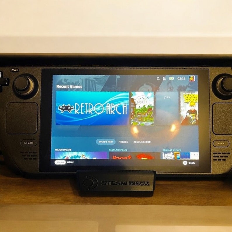 3D Printed Steam Deck Stand With Logo Durable and Stylish Gaming ...