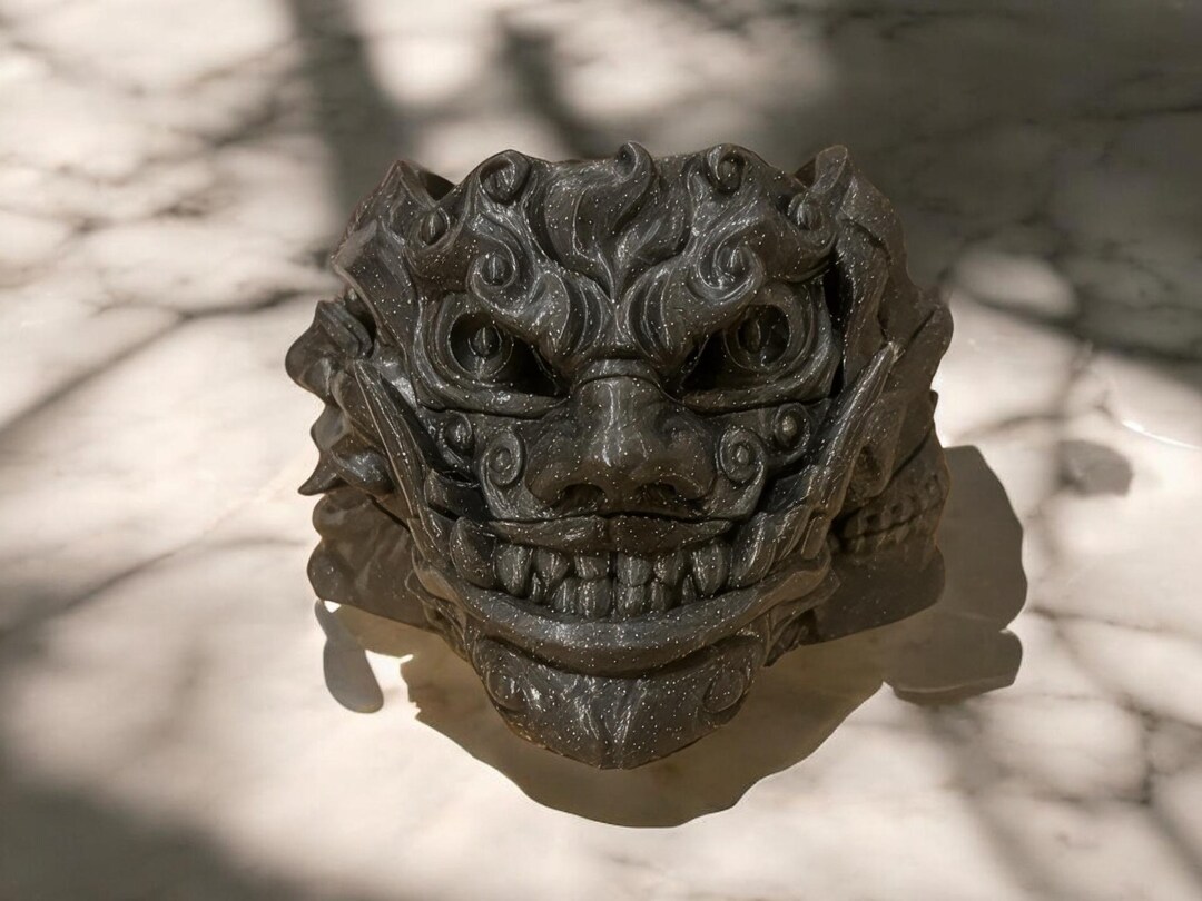 Multi Face Changeable Handcrafted Dragon Skull Trinket Box Gothic ...