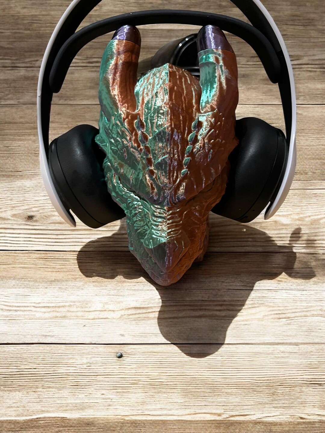 Dragon Headphone Stand 3D Printed Dragon Head for Gamers, Desk Decor ...