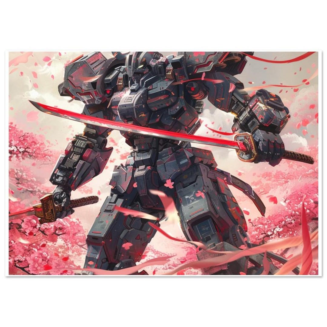 Sakura Robot Mec Poster - Etsy