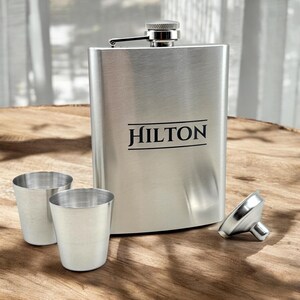 Personalized Stainless Steel Flask - Engraved Gift for Groomsmen - Etsy