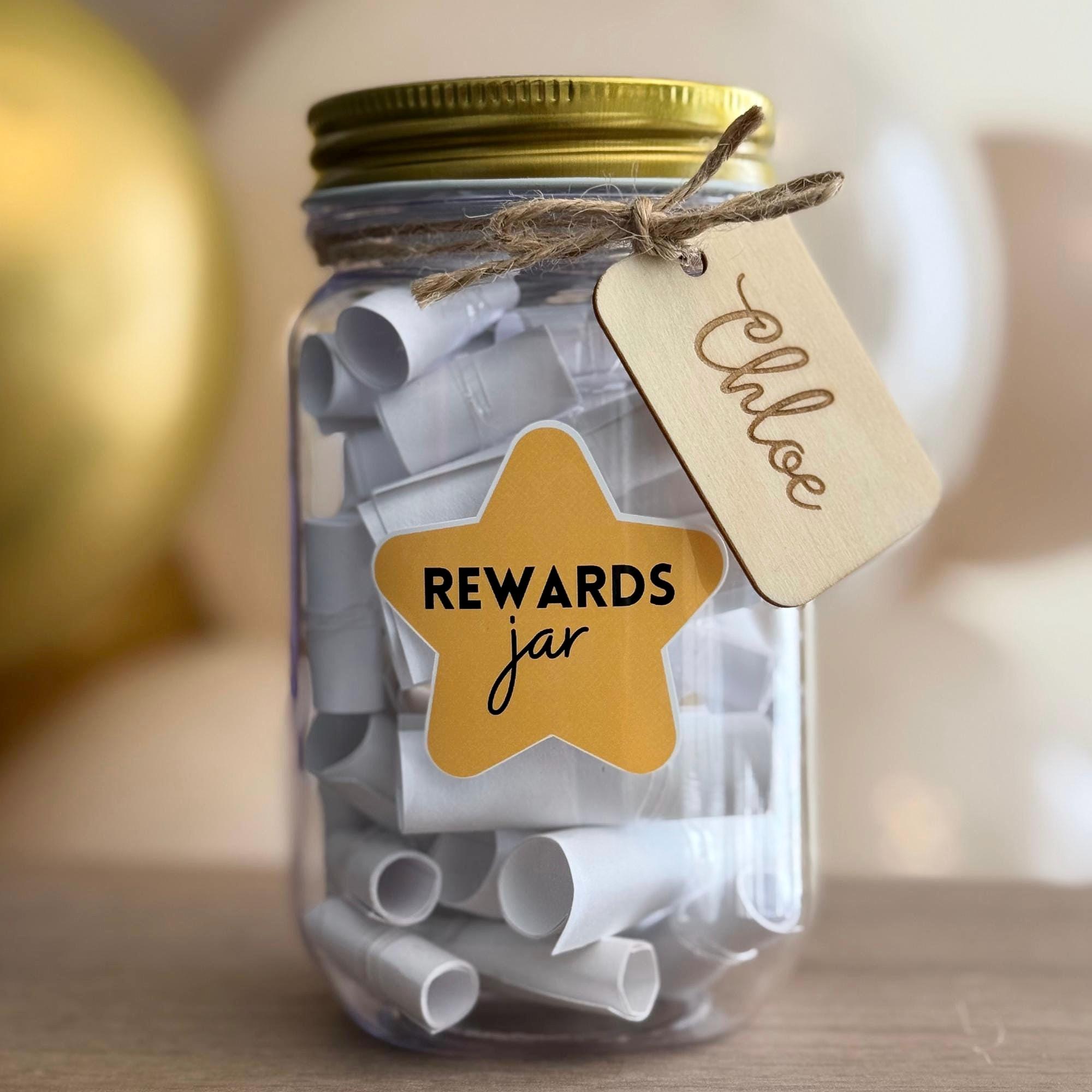 Kids Reward Jar: 50 Creative Chore & Behavior Incentives - Etsy