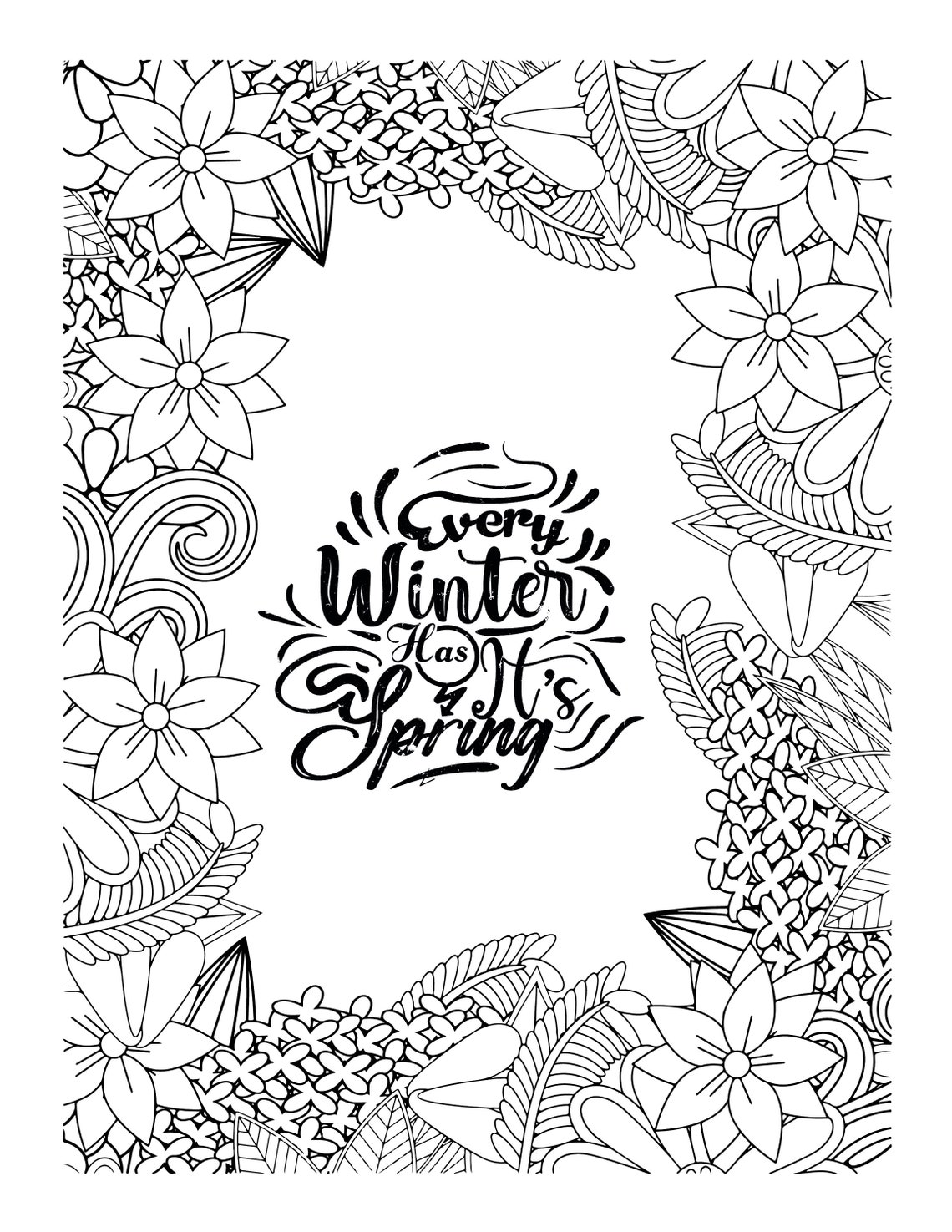 80 Joyful Christmas Quotes Coloring Pages Bundle - Etsy