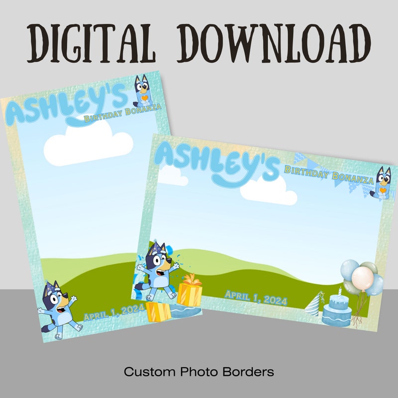 Bluey Framed Photos - Etsy