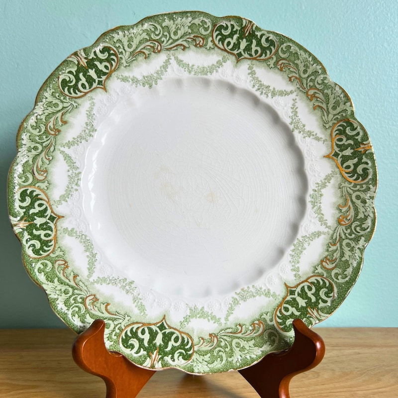 Green Transferware - Etsy