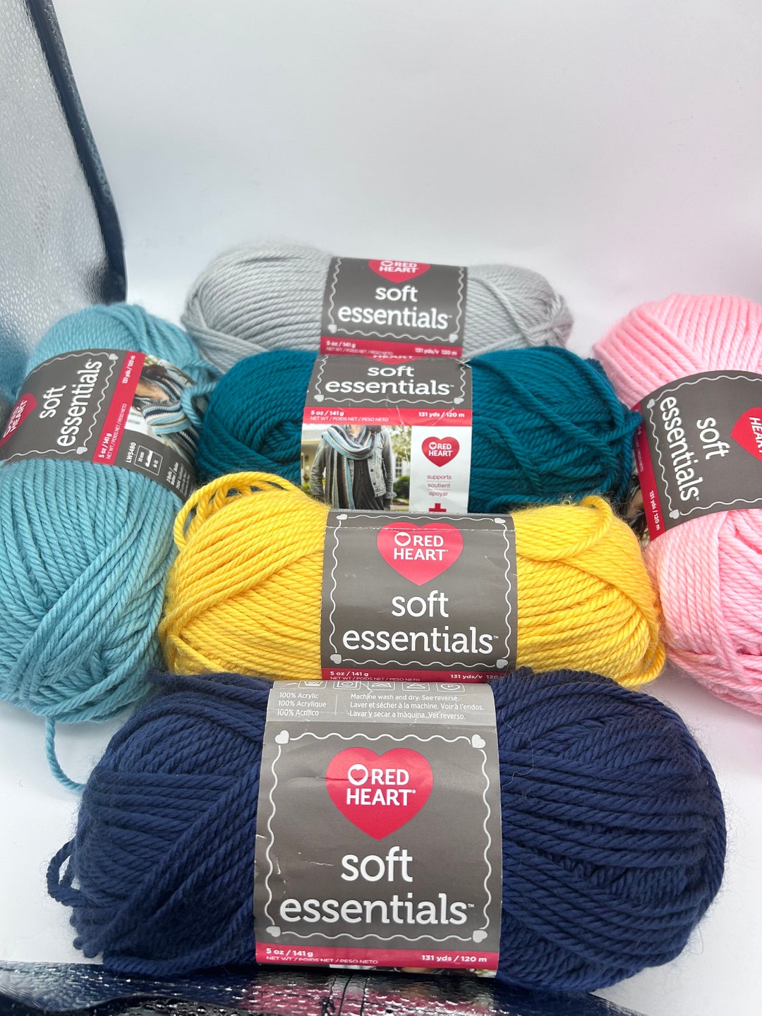 Red Heart Bulky Soft Essentials Yarn (many Color Choices!) - Etsy