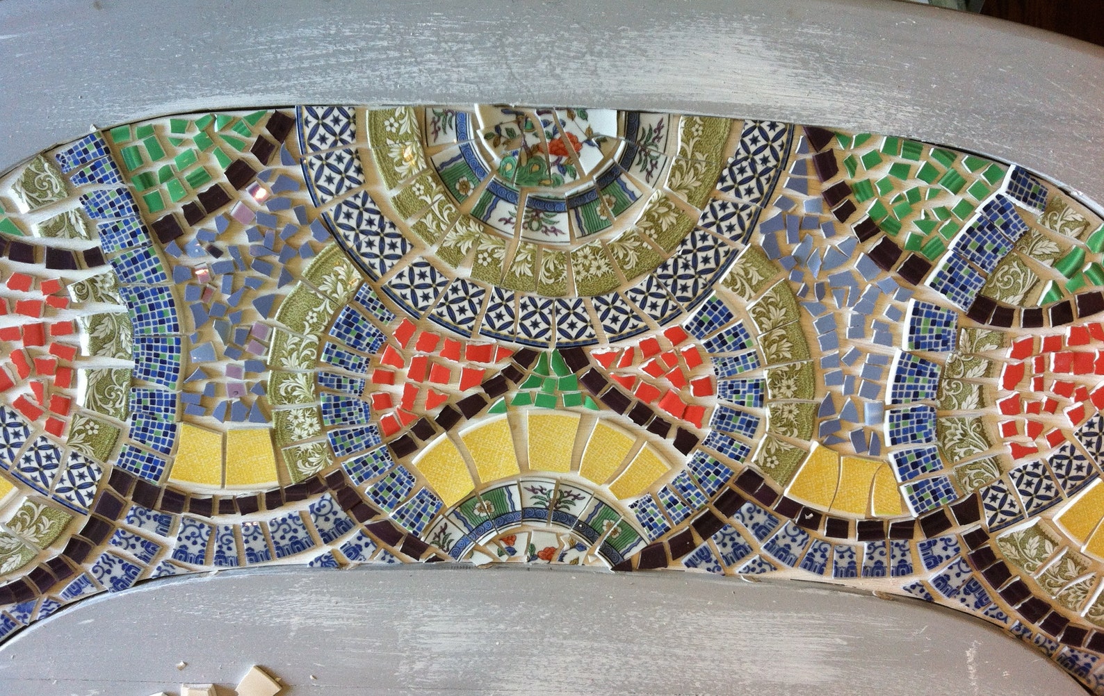Broken China Mosaic Headboard CUSTOM Made to Order Full | Etsy