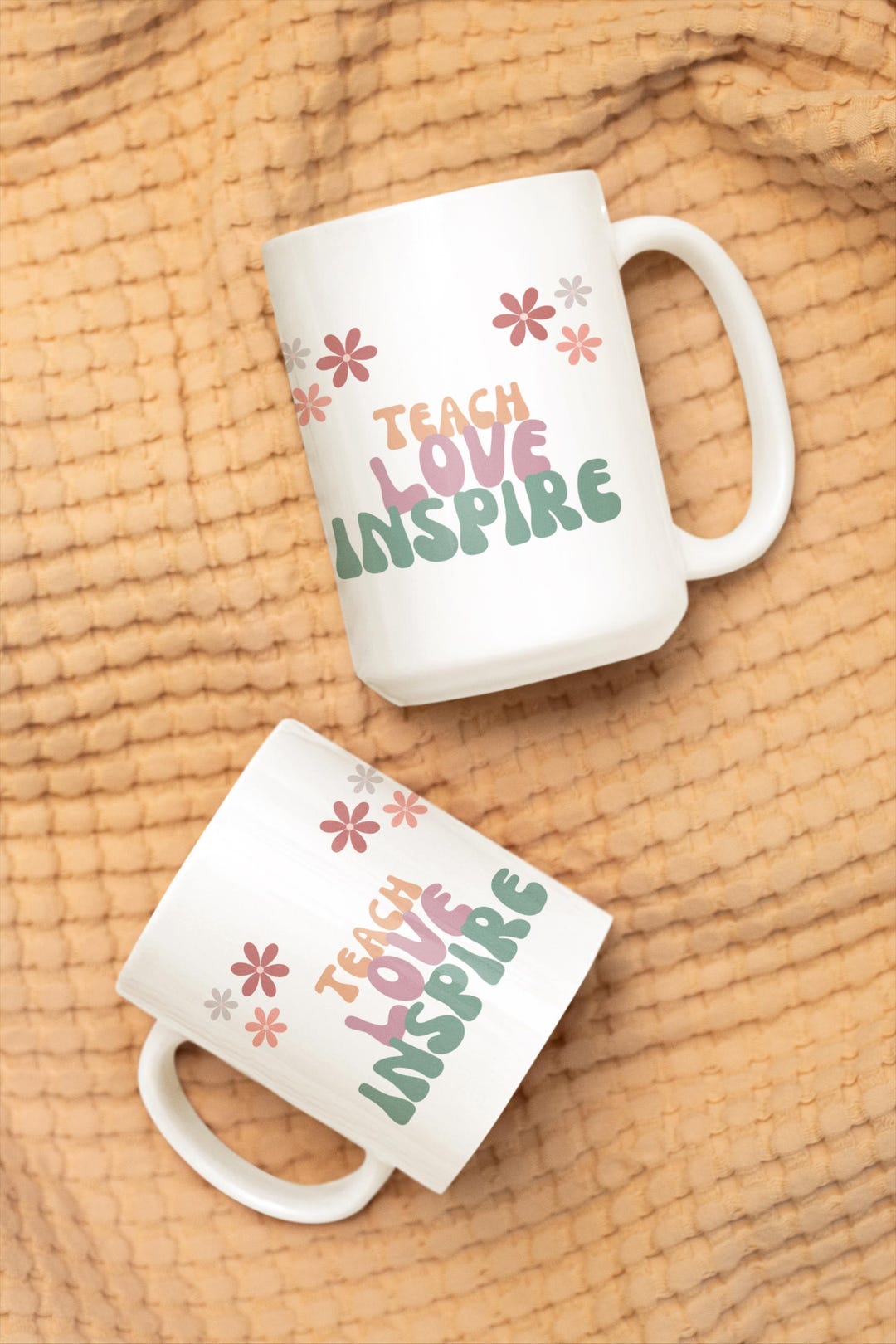 Teacher Appreciation Mug, Teach Love Inspire, Gift for Teacher ...