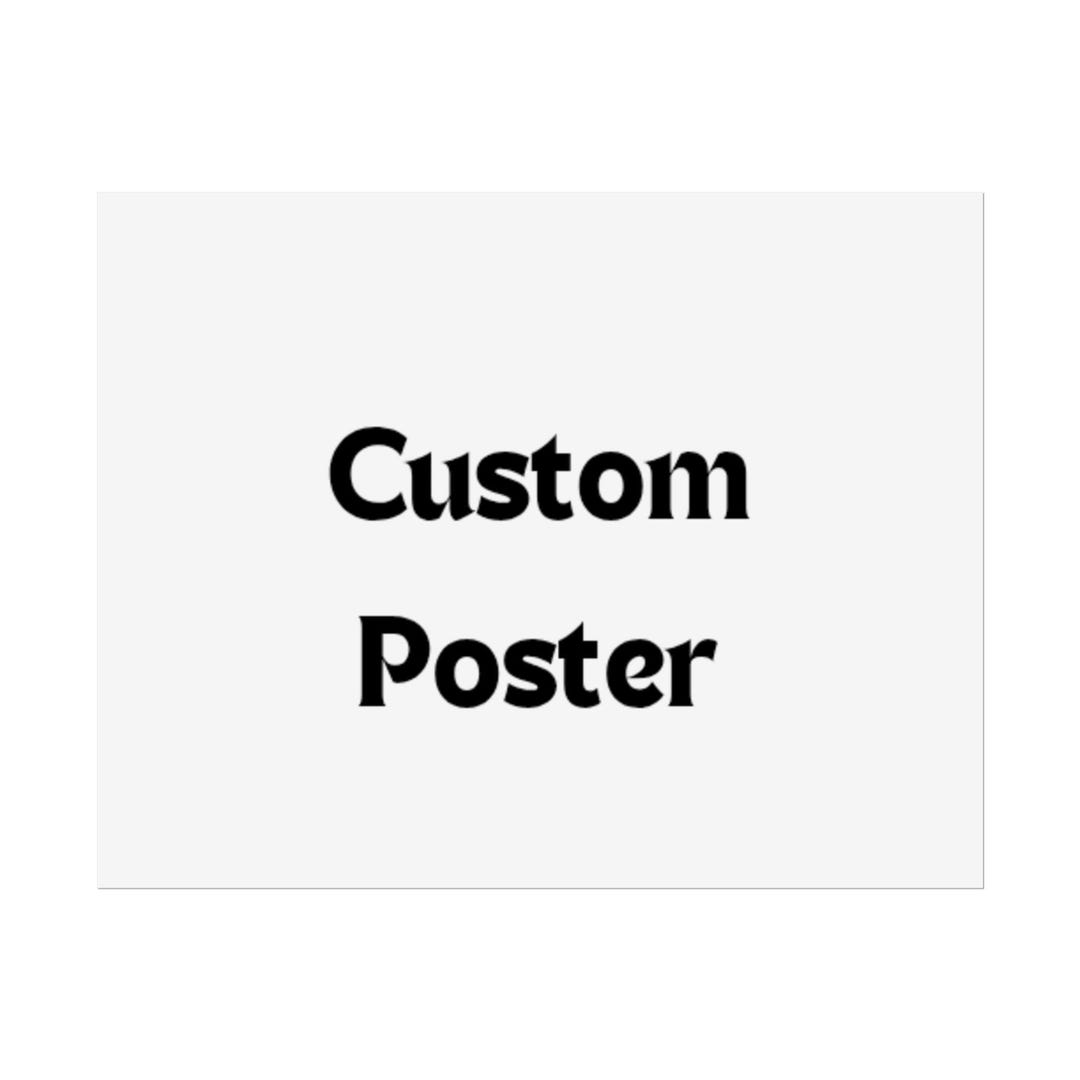 Custom Personalized Rolled Posters, Wall Decor, Home Office Art, Unique ...