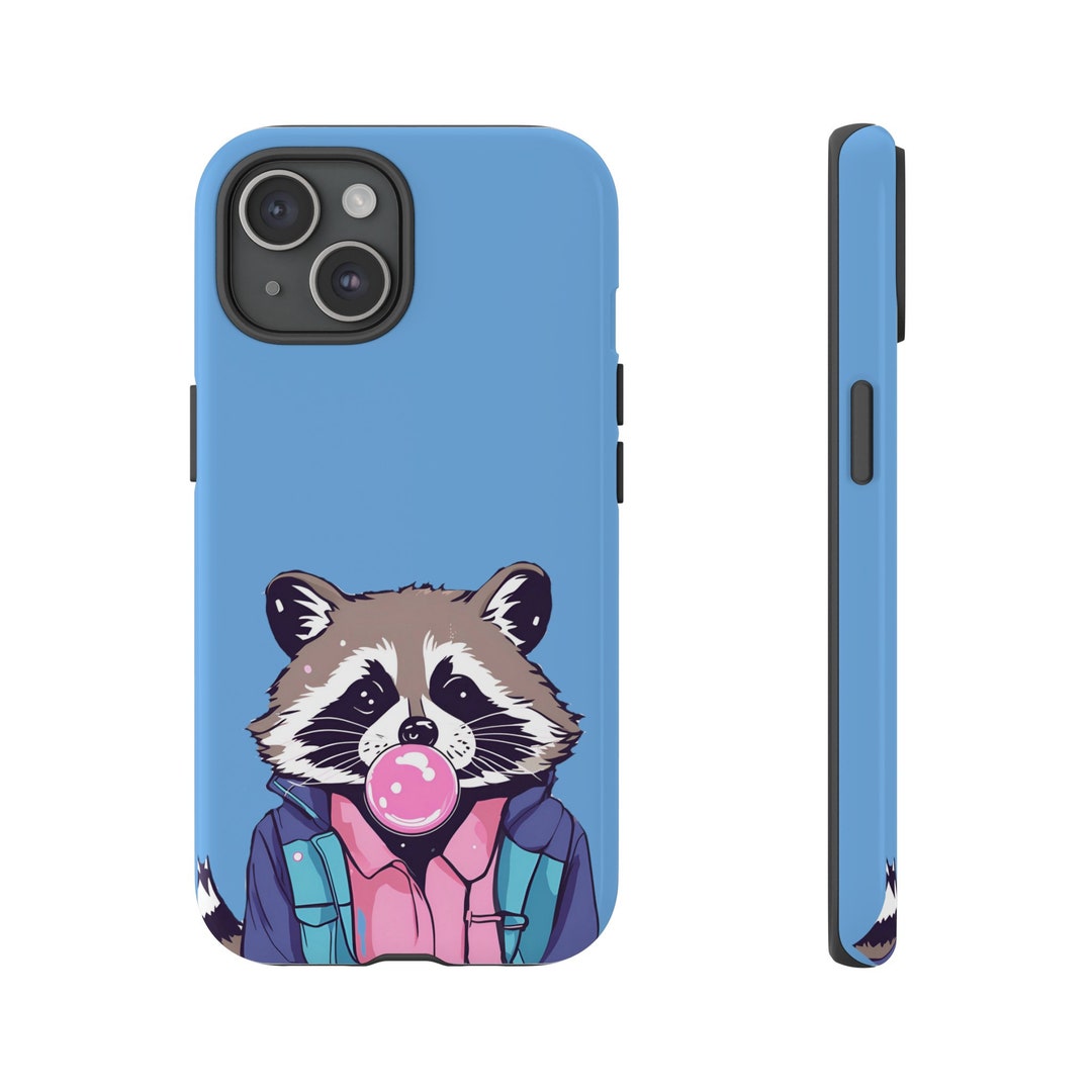 Raccoon Cartoon Bubble Gum Iphone, Android, Google, Samsung Phone Tough ...