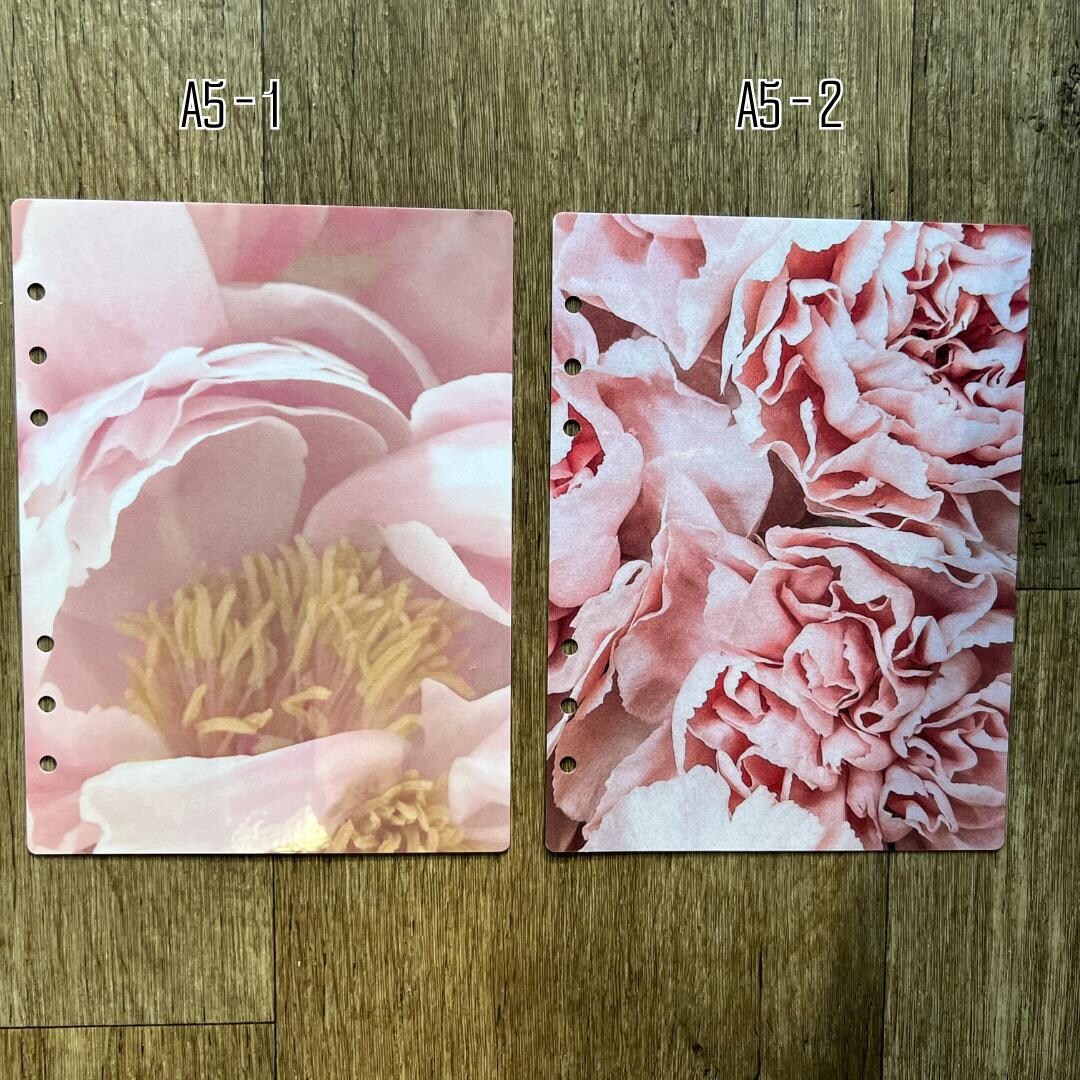 Pink Floral A5 Dashboards - Etsy