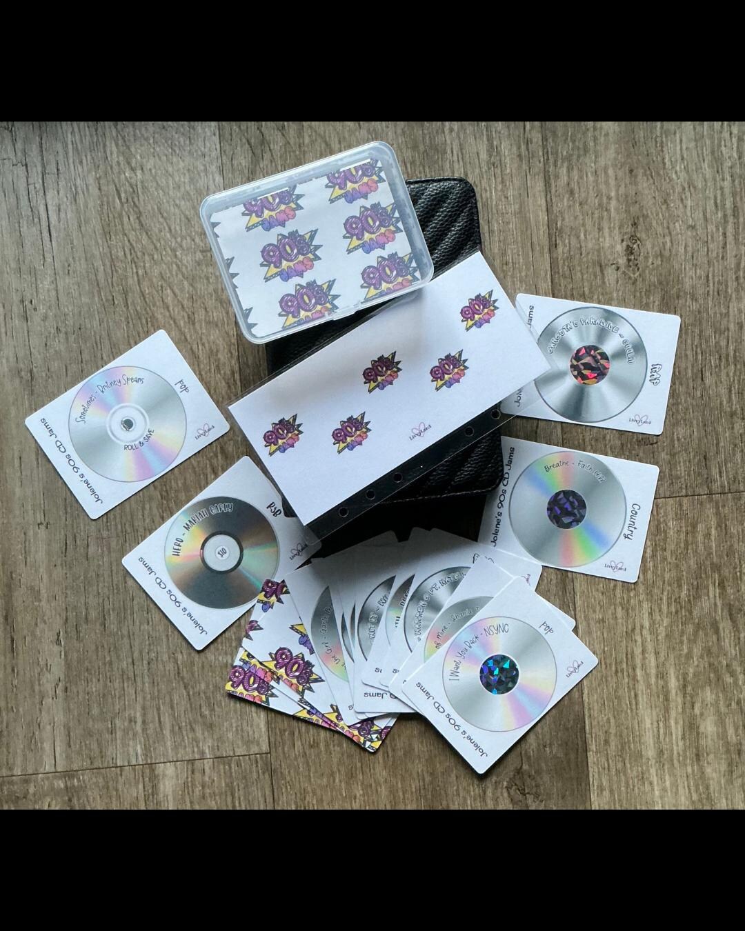 Jolene's 90s CD Jams Savings Cards Challenge - Etsy