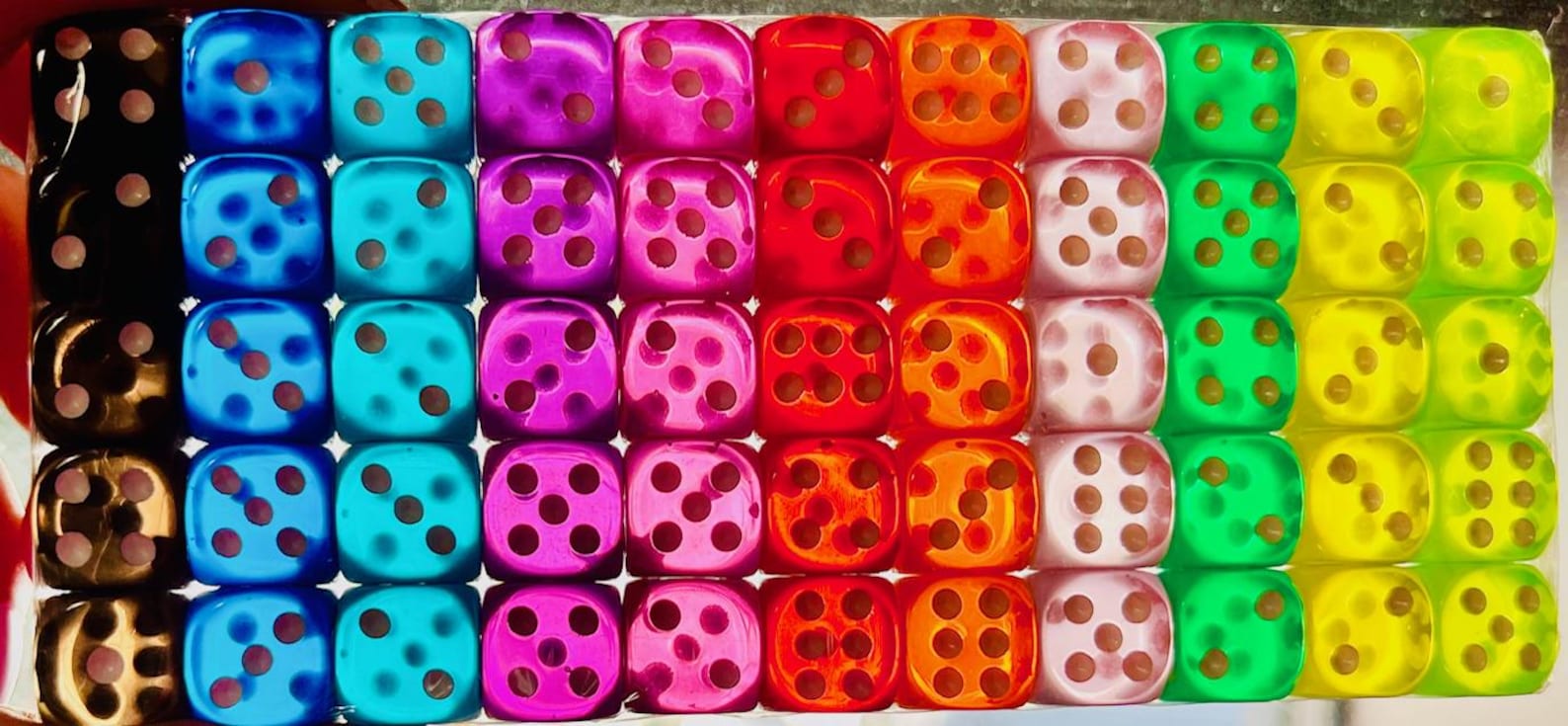 Colored Dice - Etsy
