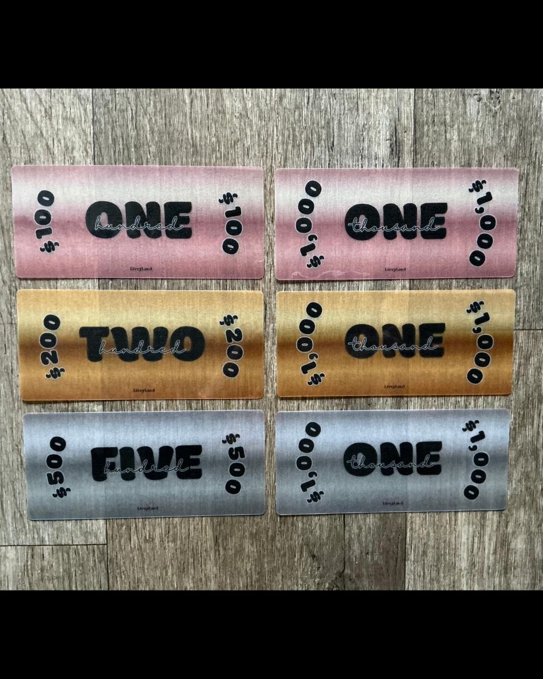 Placeholders - the Metals (set of 3) - Etsy