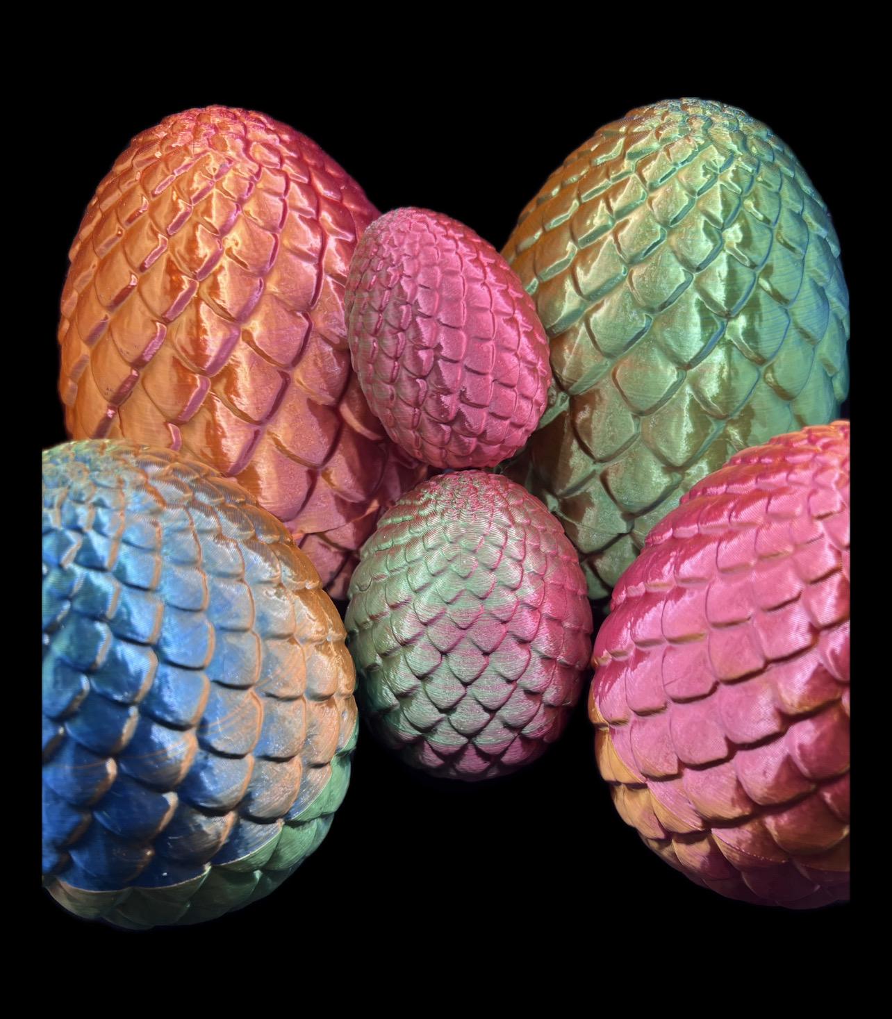 3D Printable Dragon Egg 3D Print Files 4 Sizes Fantasy Decor & Fidget ...