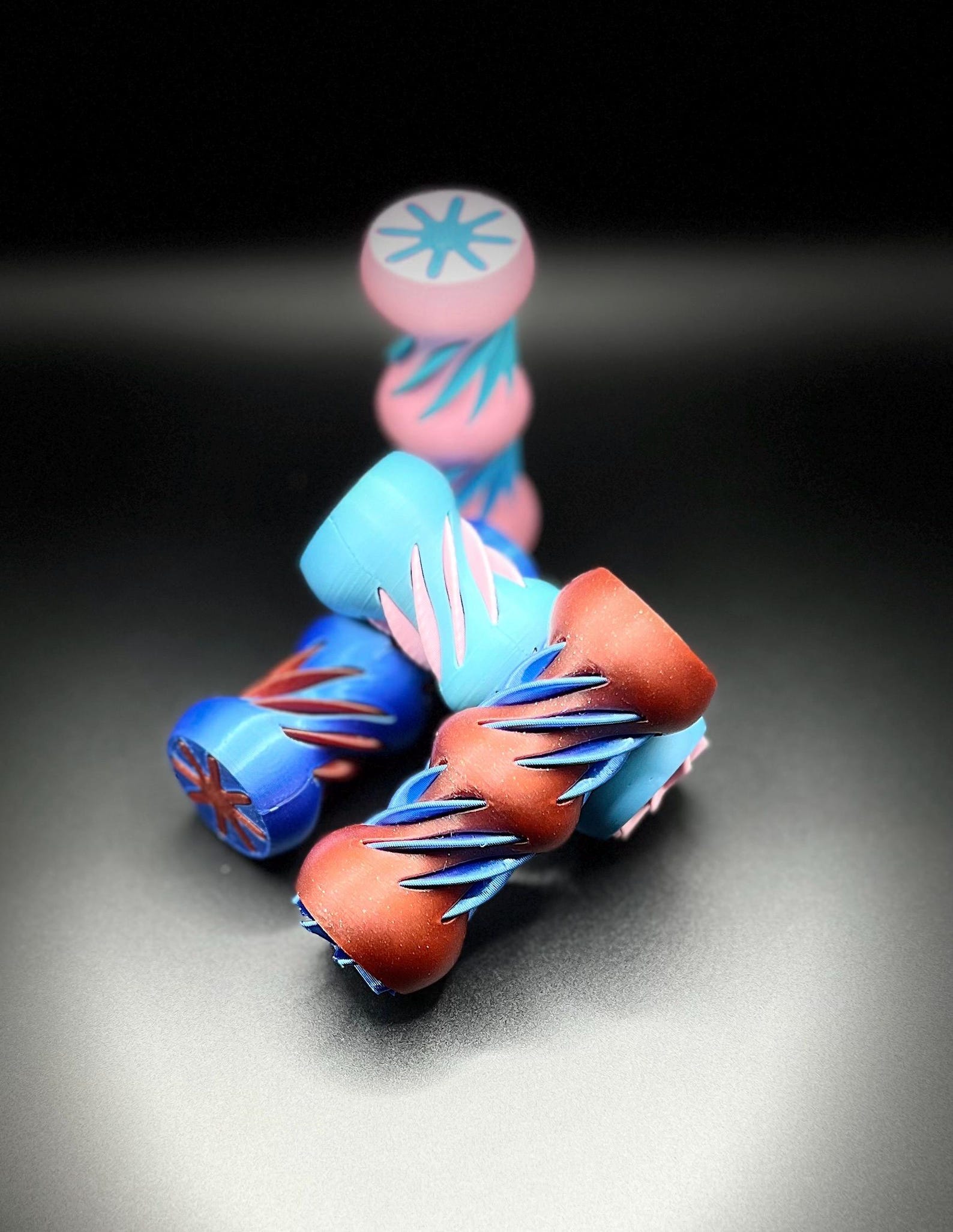Large Wavy Vortex Fidget | 3d-printed Sensory Toy | Stress Relief and ...
