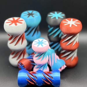 Small Wavy Vortex Fidget | 3d-printed Sensory Toy | Stress Relief and ...