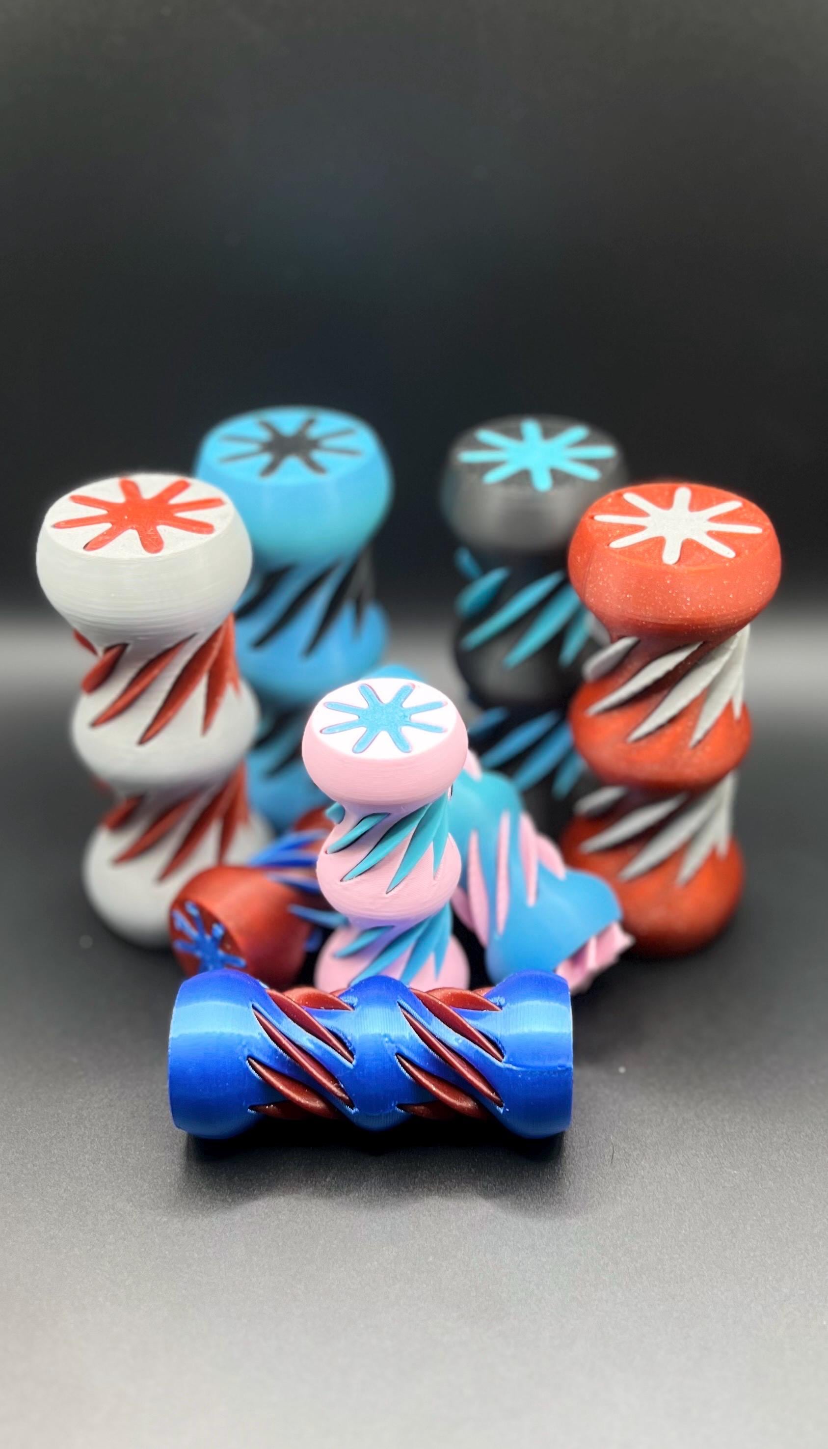 Large Wavy Vortex Fidget | 3d-printed Sensory Toy | Stress Relief and ...