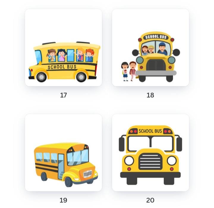 School Bus Cliparts, Yellow Bus Clipart, Back to School Watercolor ...
