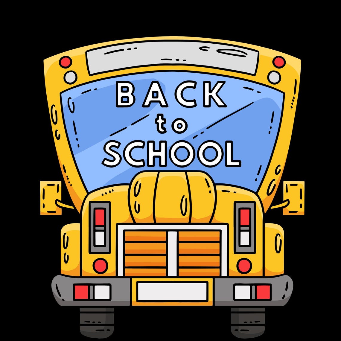 School Bus Cliparts, Yellow Bus Clipart, Back to School Watercolor ...