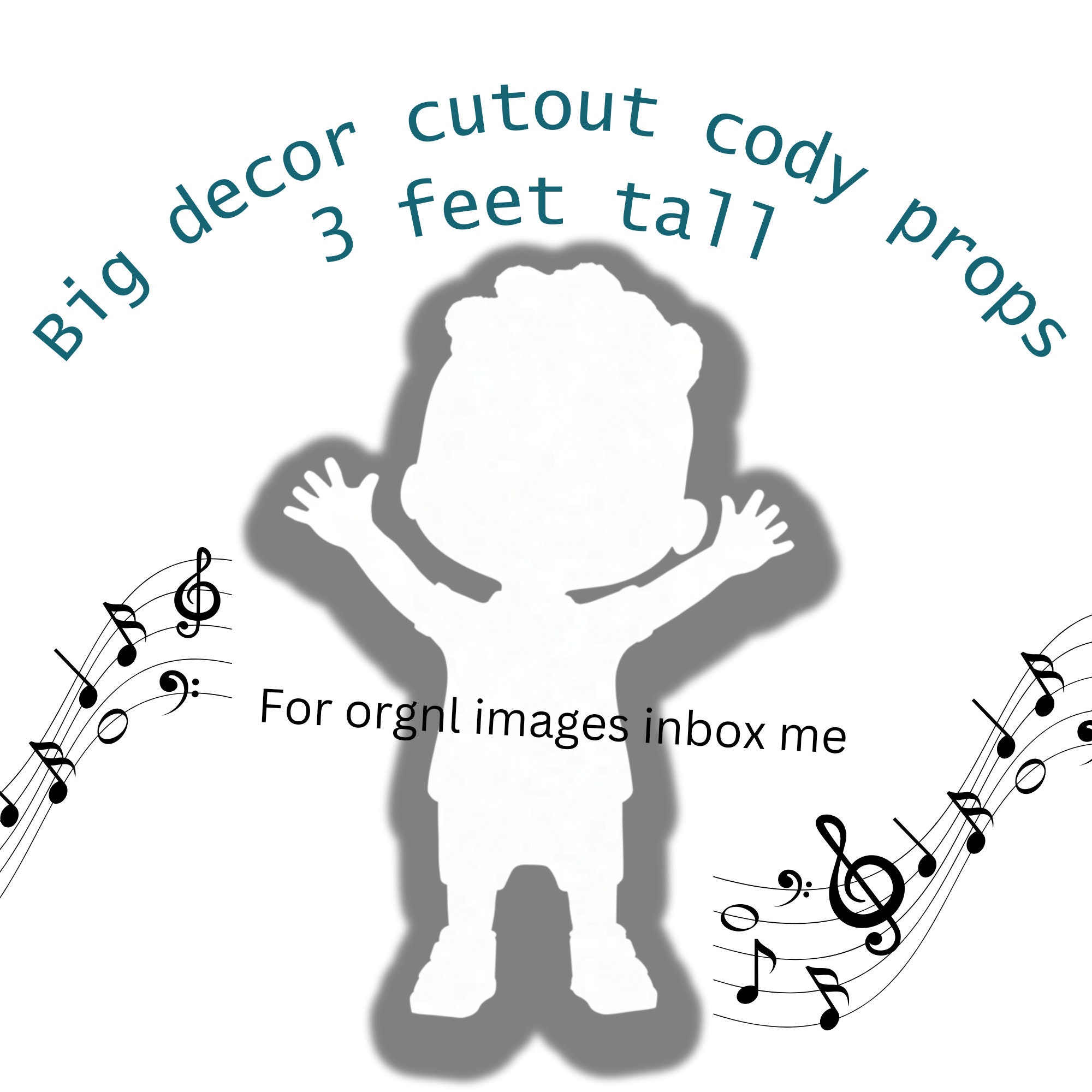 Big Decor Cody Stand up Props , Cutout Prop, Yard Sign, Lawn Sign ...