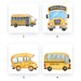 School Bus Cliparts, Yellow Bus Clipart, Back to School Watercolor ...