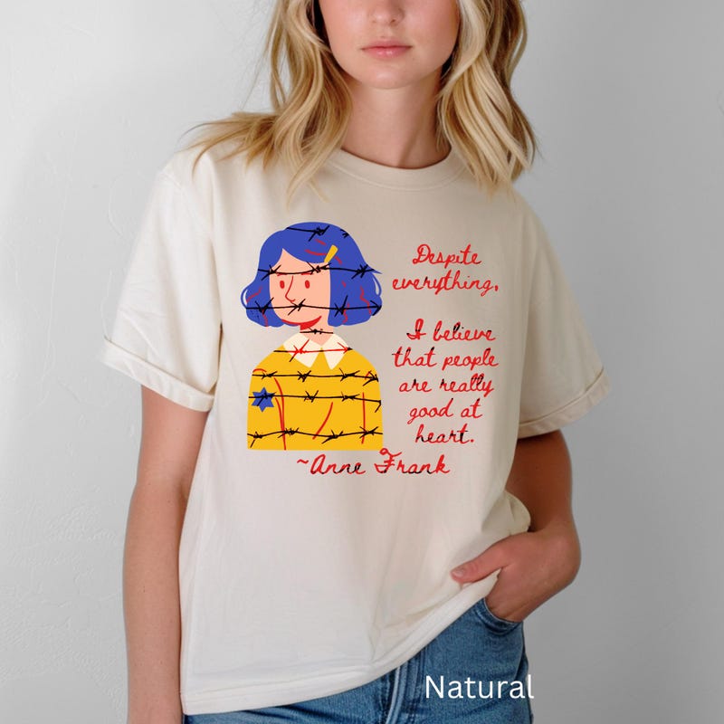 Anne Frank Quotes Tshirt - Etsy