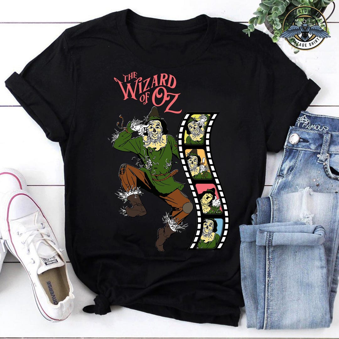 Wizard of Oz Scarecrow Vintage T-shirt, Dorothy Gale Shirt, Tin Man ...
