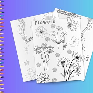 Children's Colouring Sheets, Printable, Kids Colouring, Instant ...