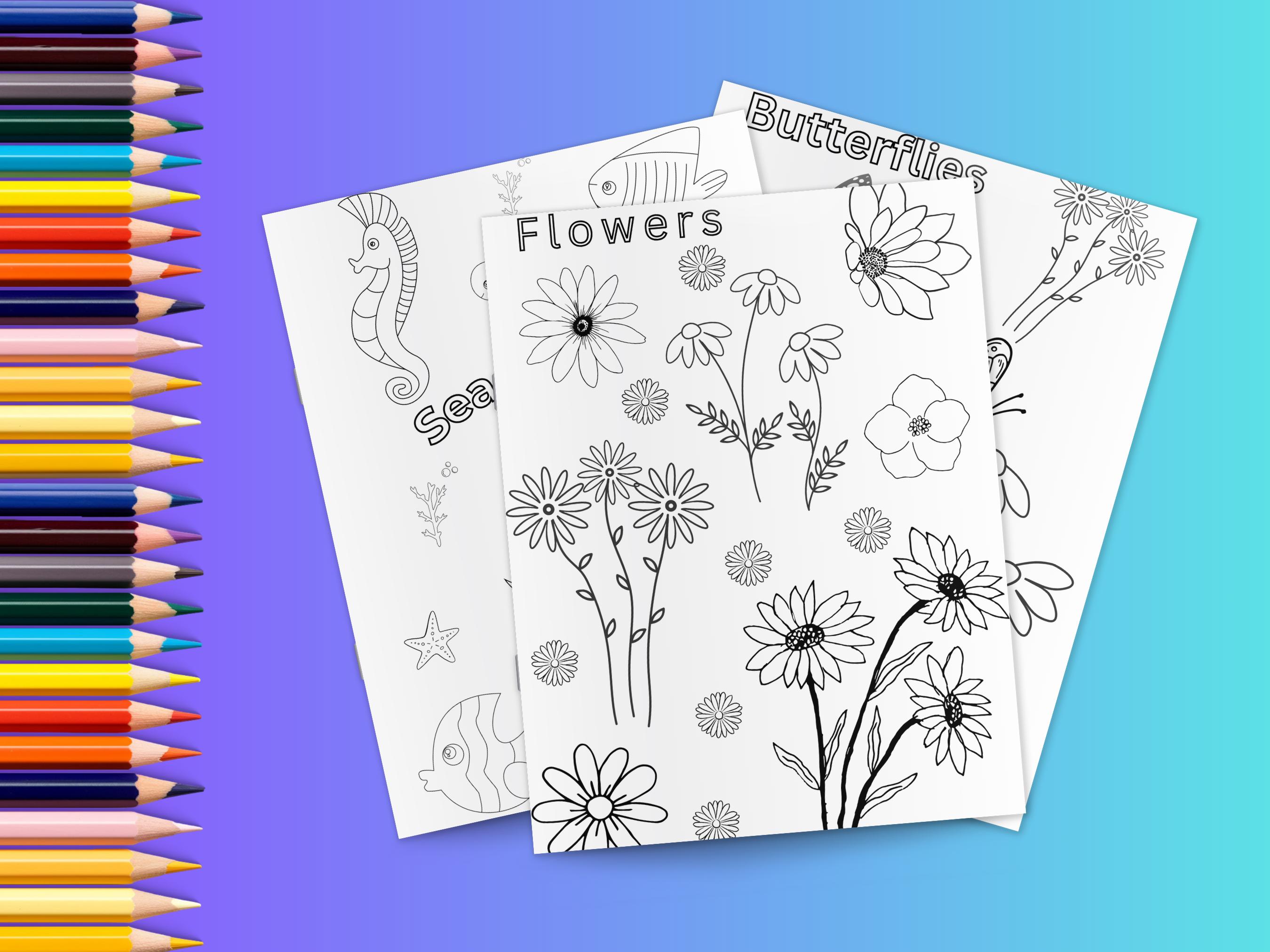Children's Colouring Sheets, Printable, Kids Colouring, Instant ...