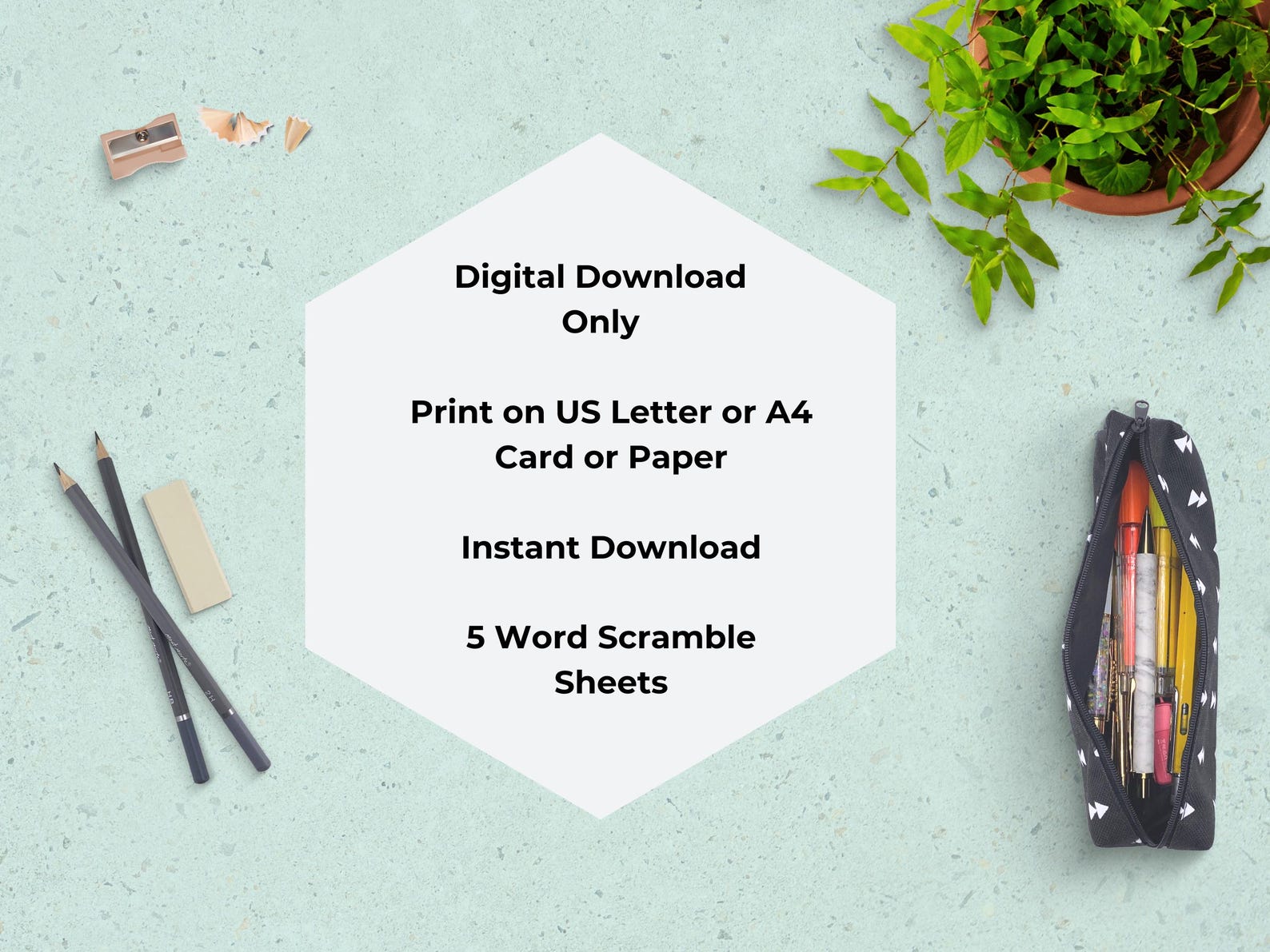 Preschool Word Scramble Sheets, Digital Print, Easy Puzzle, Children ...