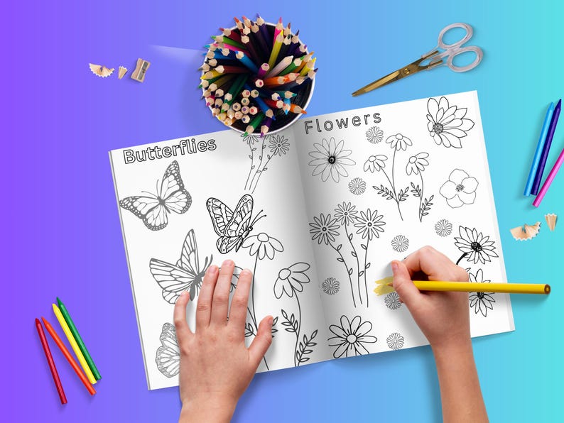 Children's Colouring Sheets, Printable, Kids Colouring, Instant ...