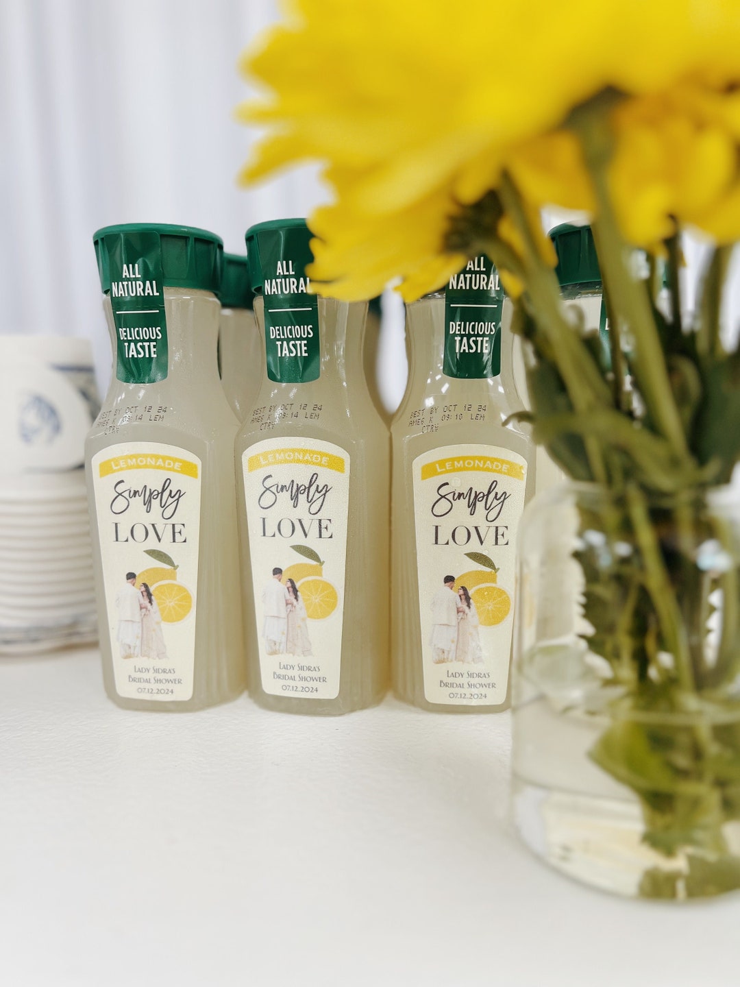 Customized Wedding Simply Lemonade Labels - Etsy