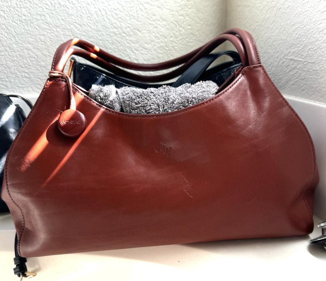 MONSAC Original Cagnac Leather Shoulder Bag - Etsy
