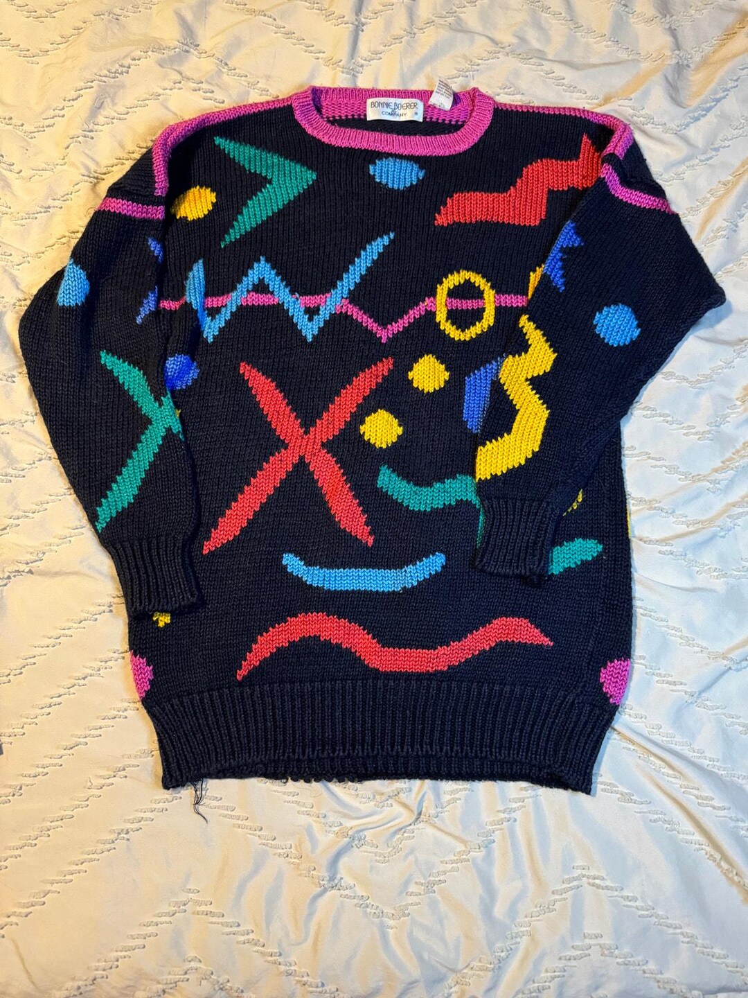 Bonnie Boerer 80's/90's Vintage Sweater, Small - Etsy