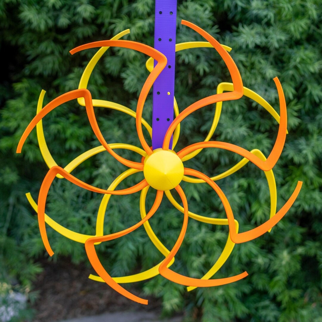 Windmill Wind Spinner Kinetic Sculpture Yard Ornament - Etsy
