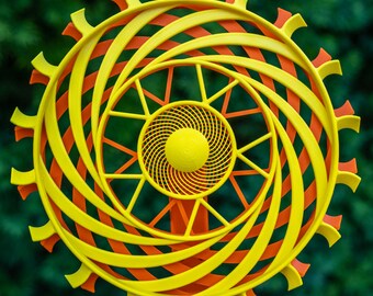 Wind Spinner Kinetic Sculpture Yard Art Windmill Ornament - Etsy