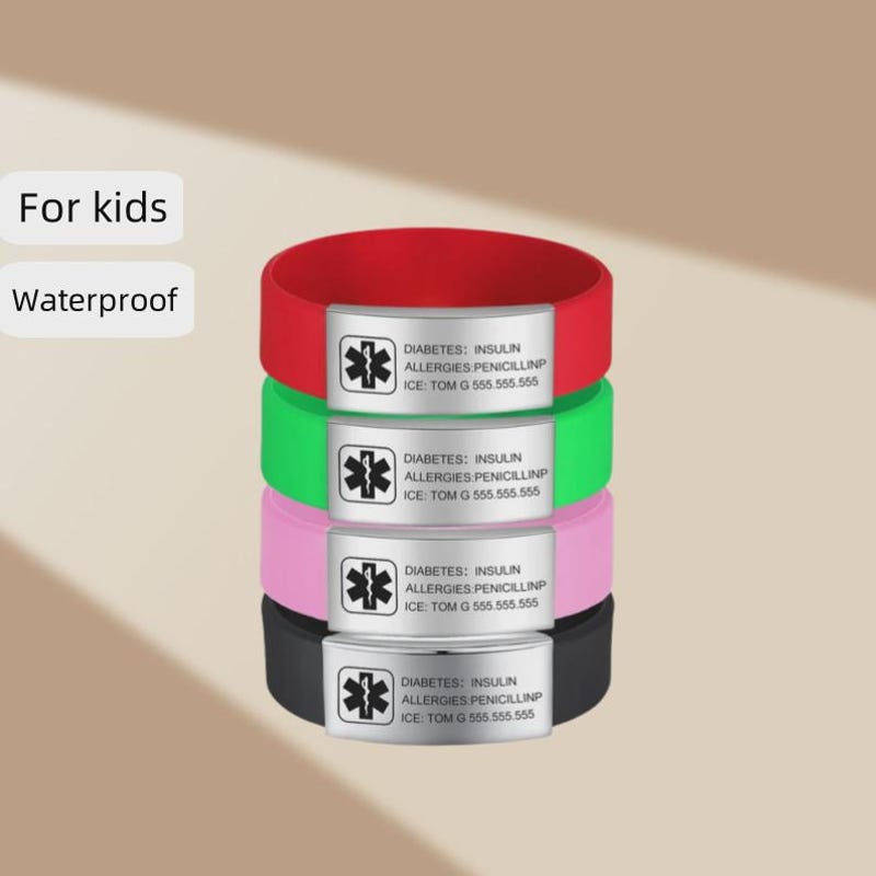 Child Silicone Bracelets - Etsy UK