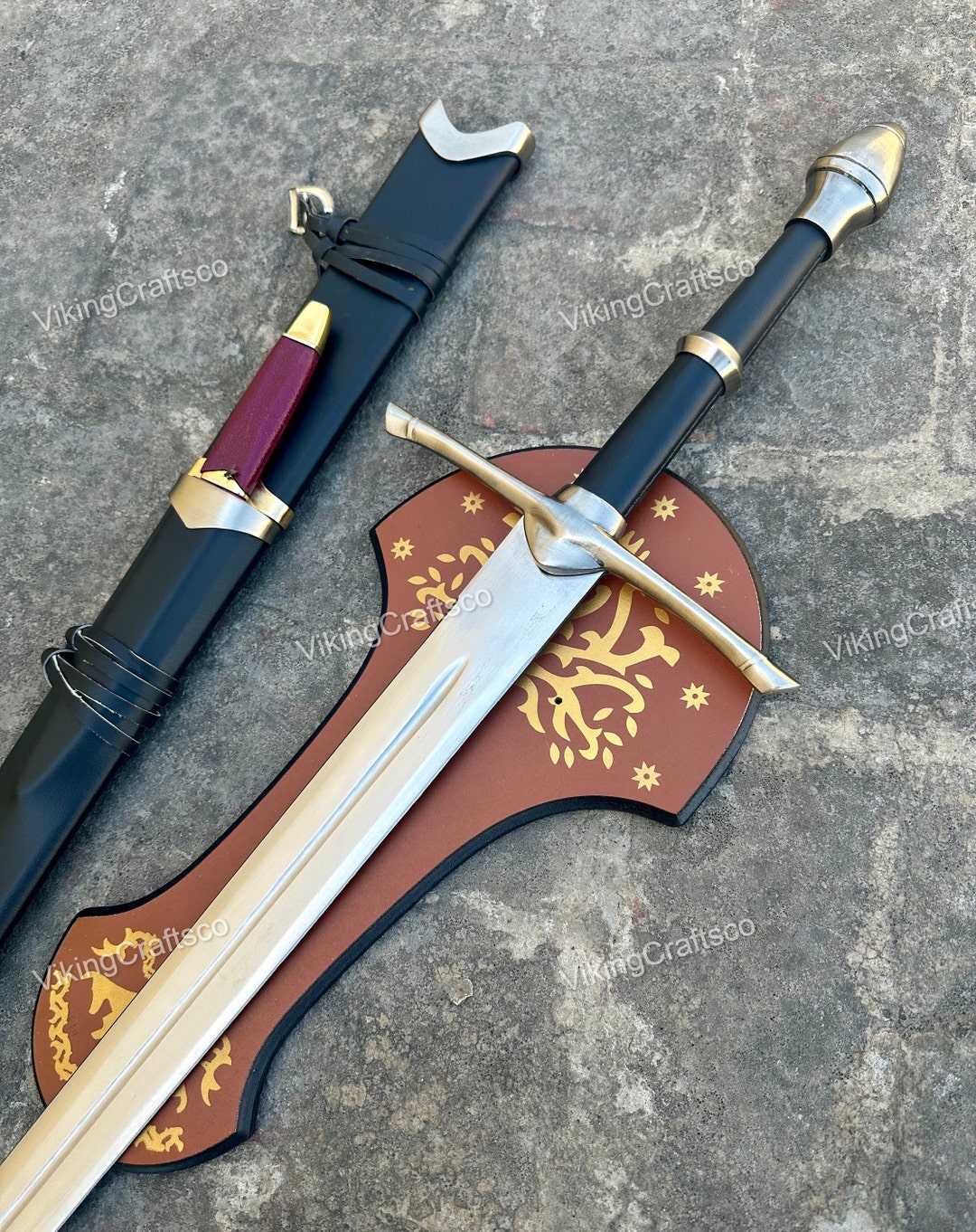 Monogram Sword, Custom Sword, Personalized Sword, Engraved Sword, With ...