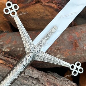 Handmade Scottish Claymore Sword Highland Claymore Medieval Sword ...
