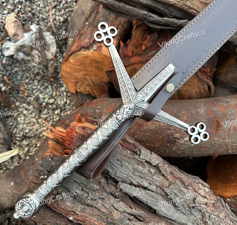 Handmade Scottish Claymore Sword Highland Claymore Medieval Sword ...