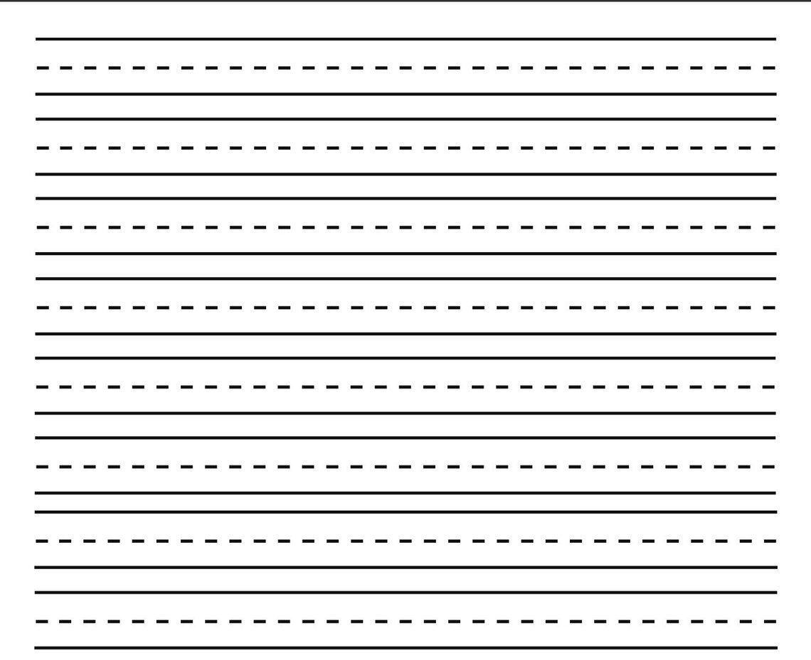 Handwriting Practice Sheets With Lines - Etsy