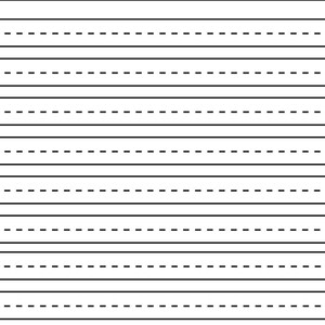 Handwriting Practice Sheets With Lines - Etsy